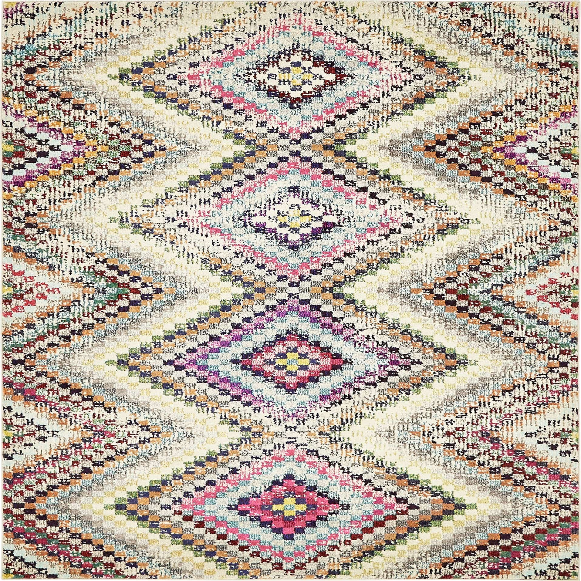 Multicolor 5' 3 x 7' 8 Santa Fe Rug | eSaleRugs
