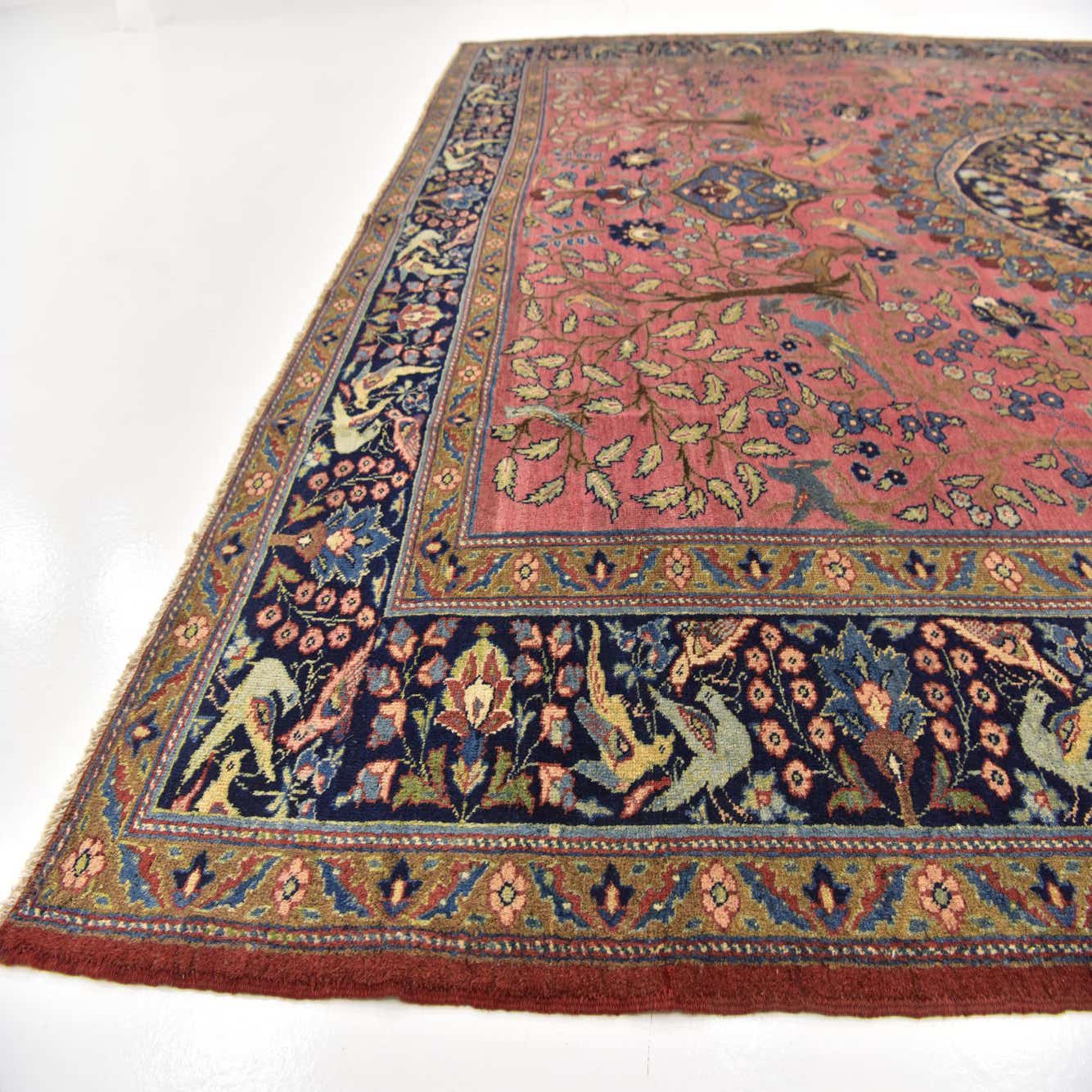 Pink 9' 5 x 12' 8 Liliyan Persian Rug | Rugs.com