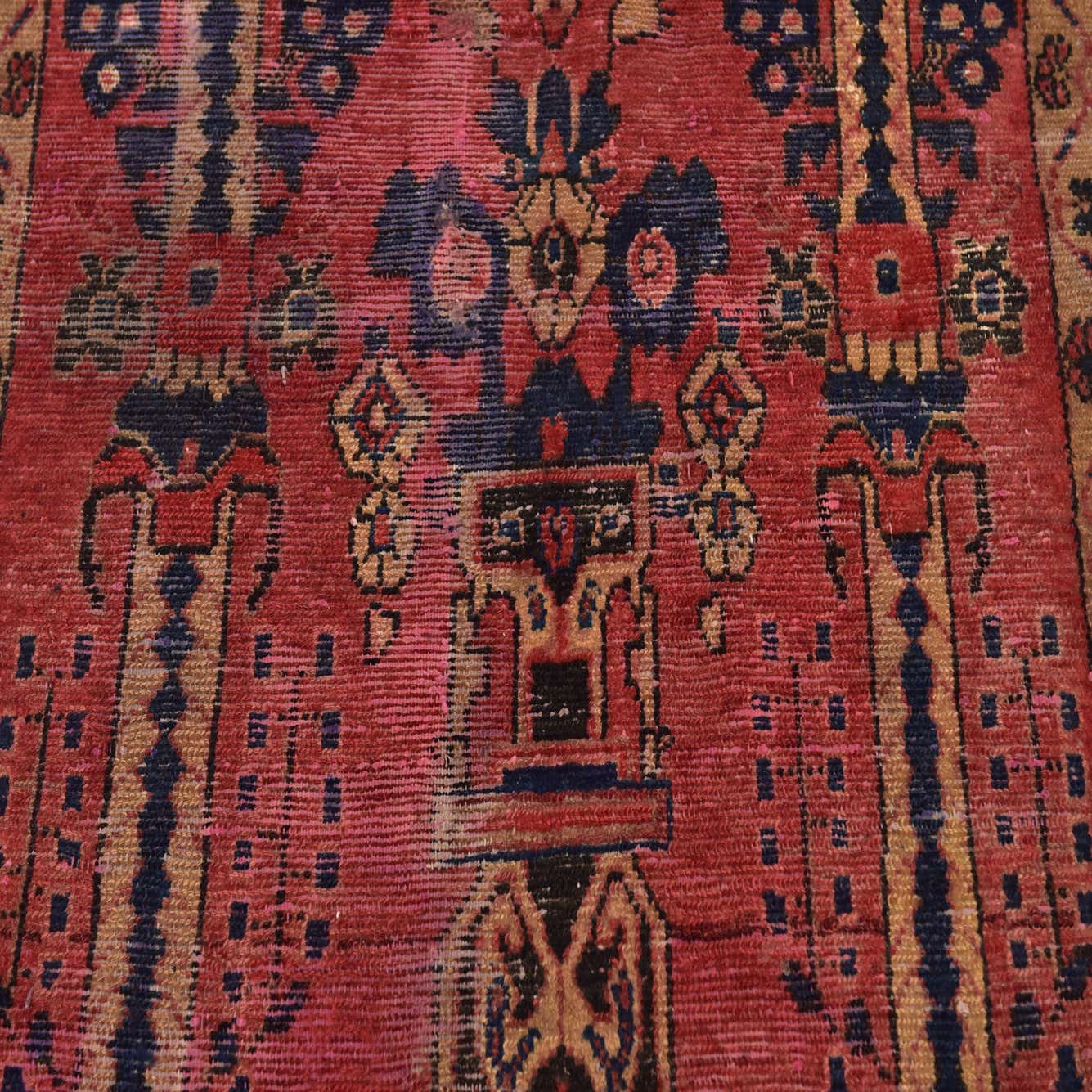 Red 2' 10 x 6' Hand Knotted Aran Persian Wool Runner Rug | eSaleRugs