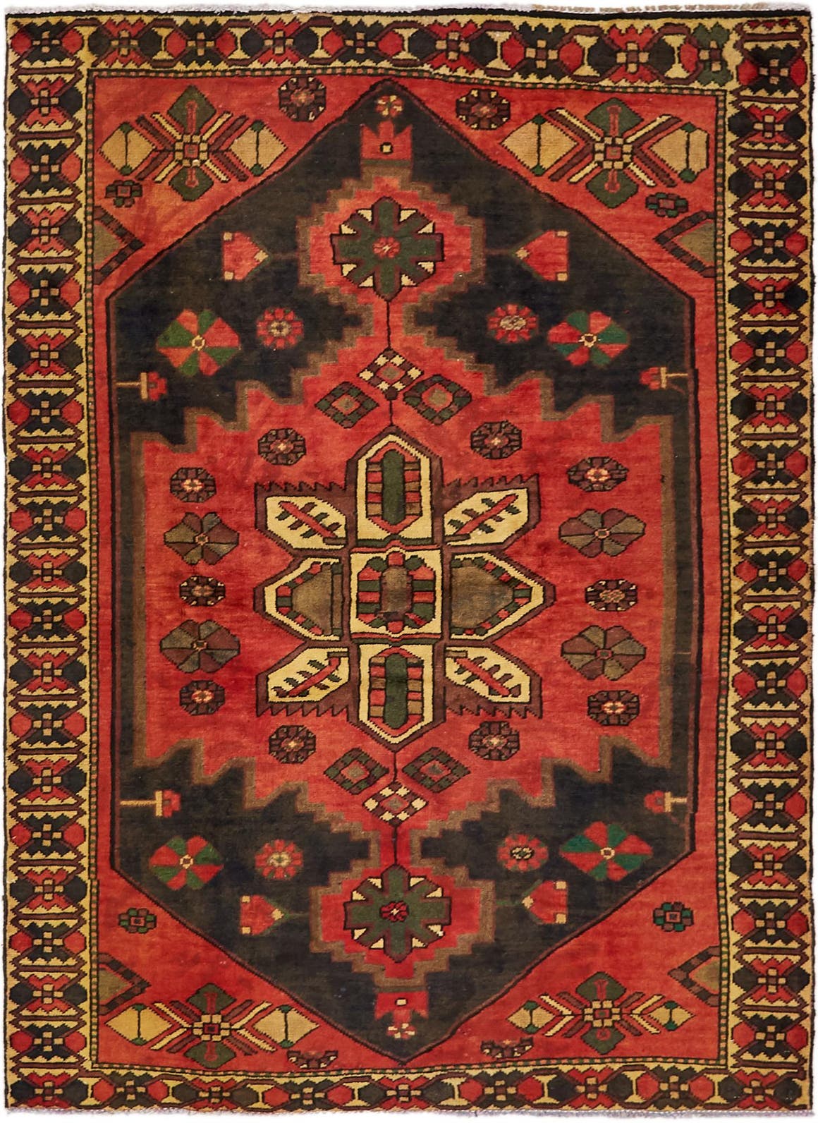 Red 4' 8 x 6' 5 Bakhtiar Persian Rug | Rugs.com