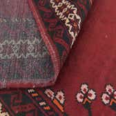 Red 4' x 7' Hand Knotted Ferdos Persian Wool Rug | Rugs.com