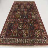 Red 7' x 9' 10 Hand Knotted Bakhtiar Persian Wool Rug | eSaleRugs