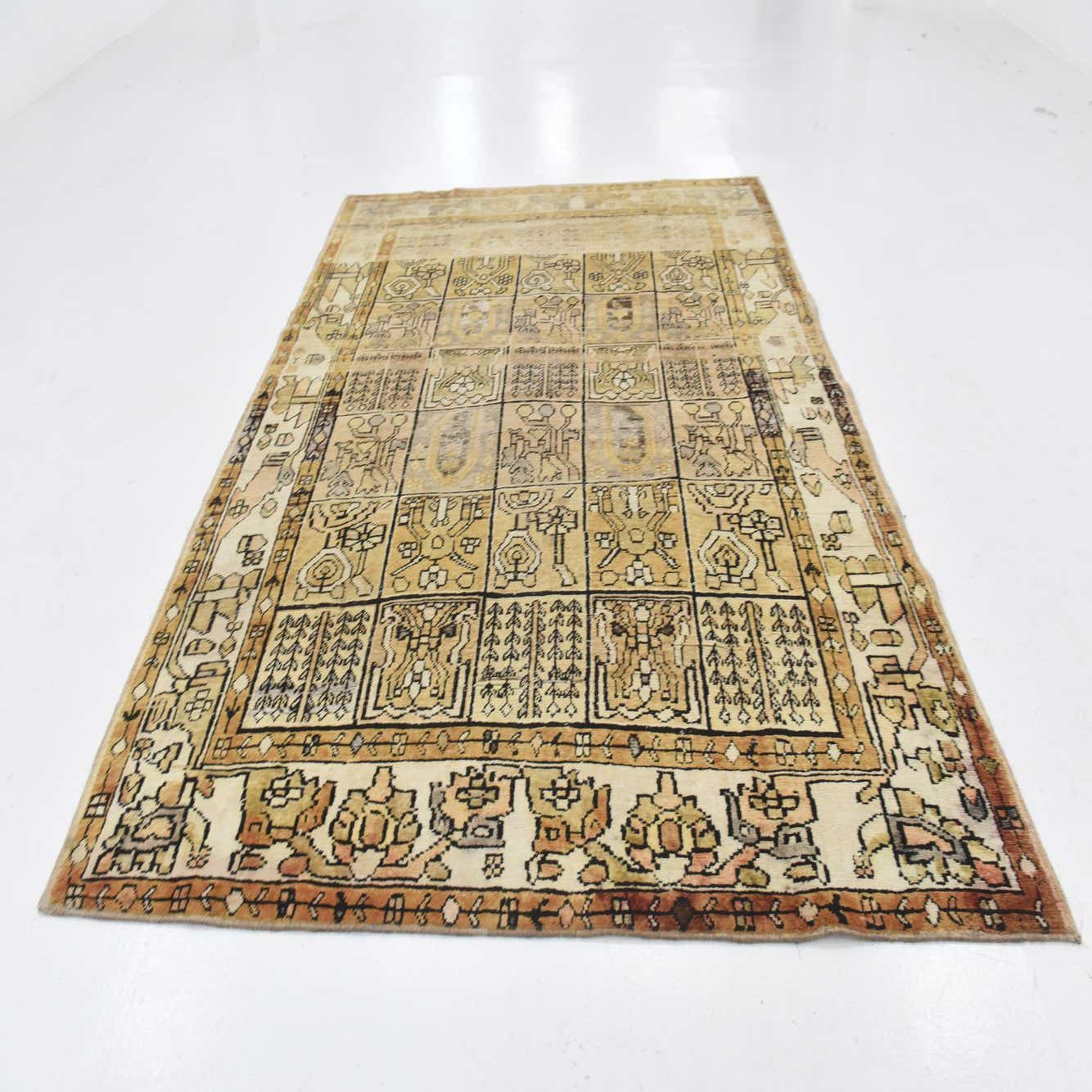 Yellow 7' x 9' 5 Ultra Vintage Persian Rug | Rugs.com
