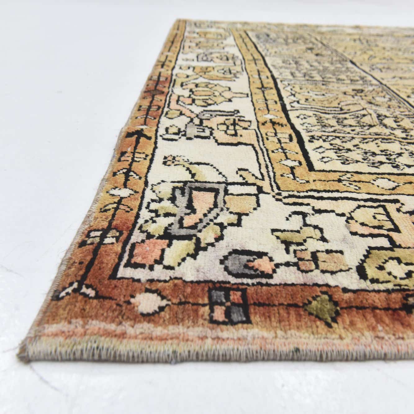 Yellow 7' x 9' 5 Ultra Vintage Persian Rug | Rugs.com