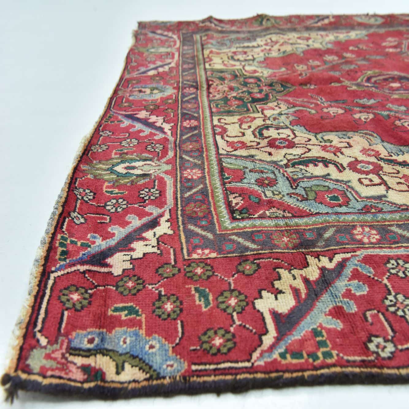 Red 6' x 8' 9 Tabriz Persian Rug | Rugs.com