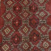 Rust Red 3' 7 x 6' 6 Ferdos Persian Rug | Rugs.com