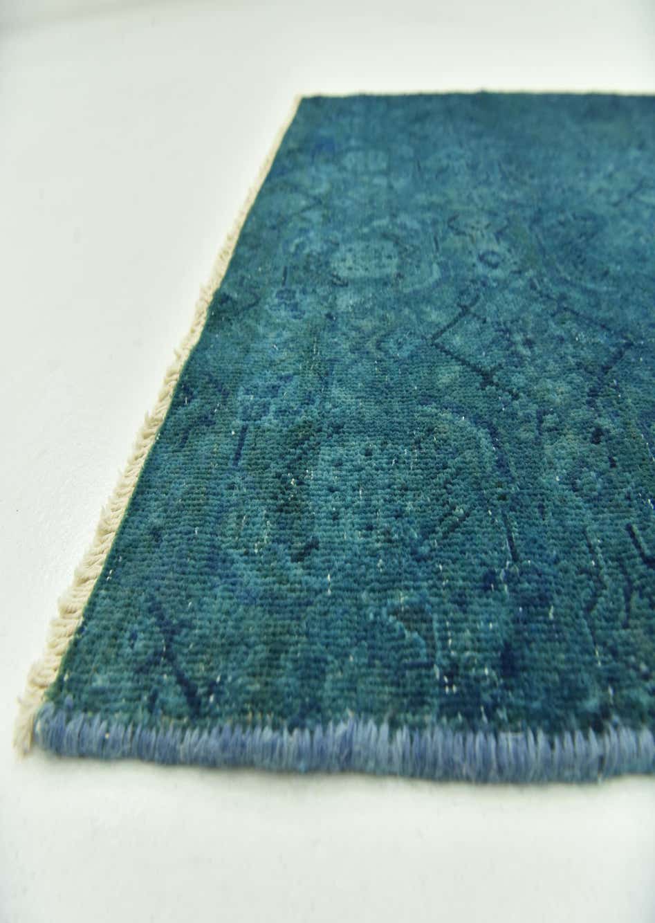 Teal 2' 10 x 7' 7 Ultra Vintage Persian Runner Rug | Rugs.com