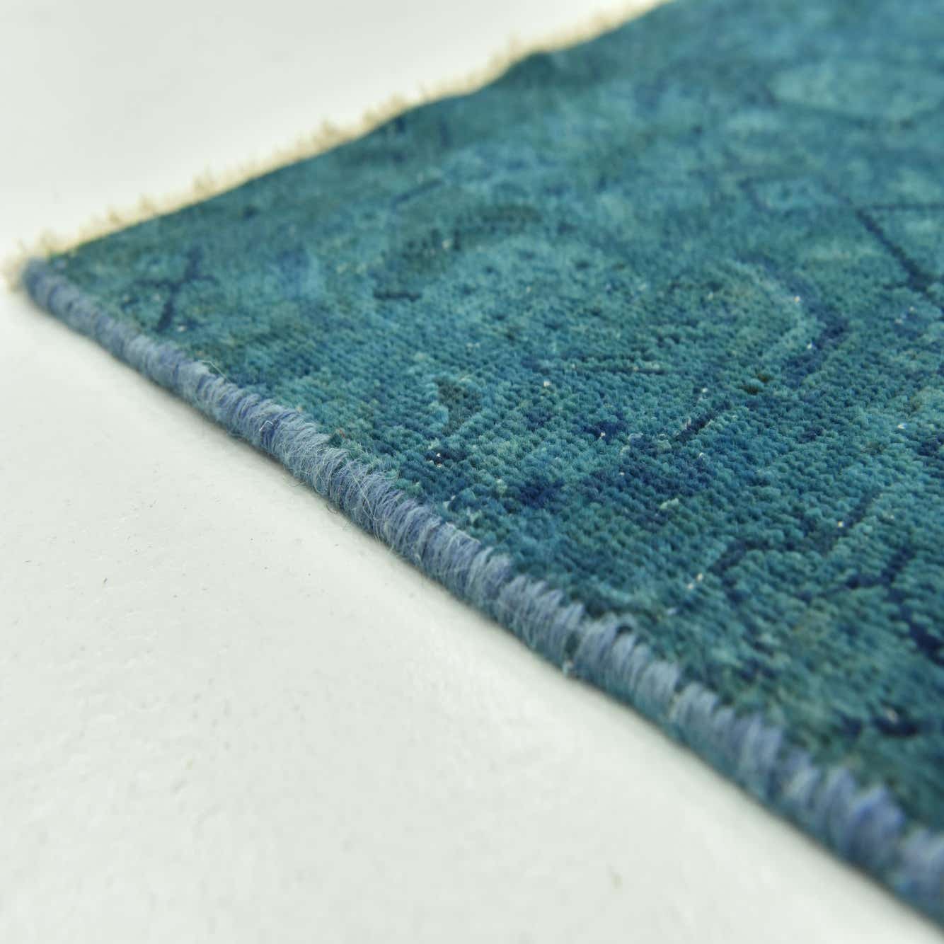 Teal 2' 10 x 7' 7 Ultra Vintage Persian Runner Rug | Rugs.com