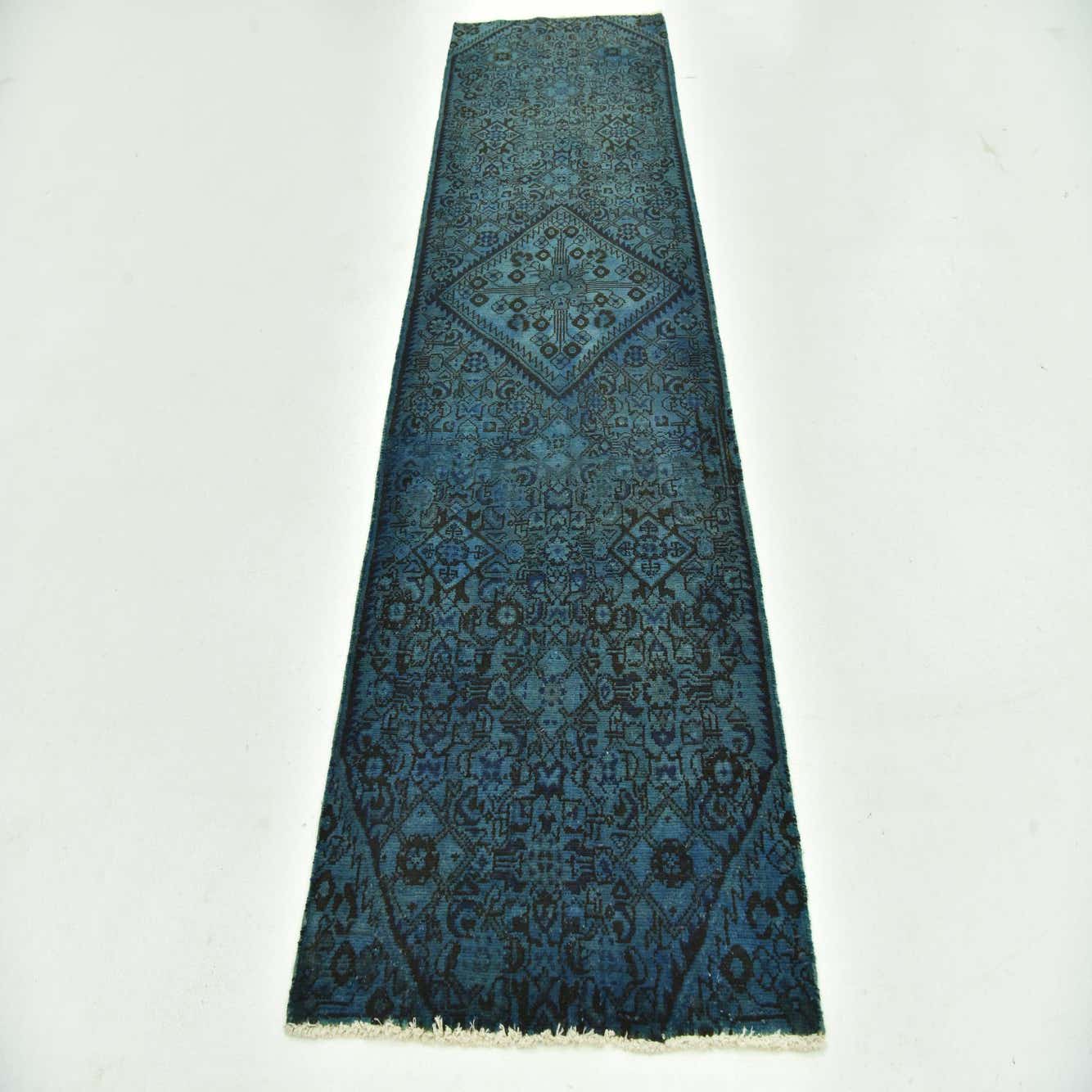 Teal 2' 6 x 8' 6 Ultra Vintage Persian Runner Rug | Rugs.com