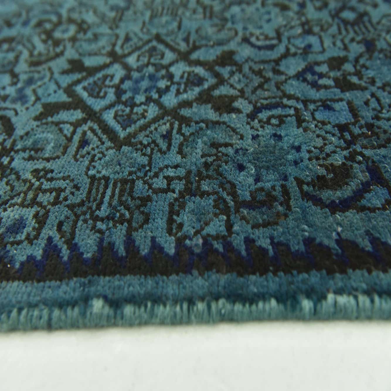 Teal 2' 6 x 8' 6 Ultra Vintage Persian Runner Rug | Rugs.com
