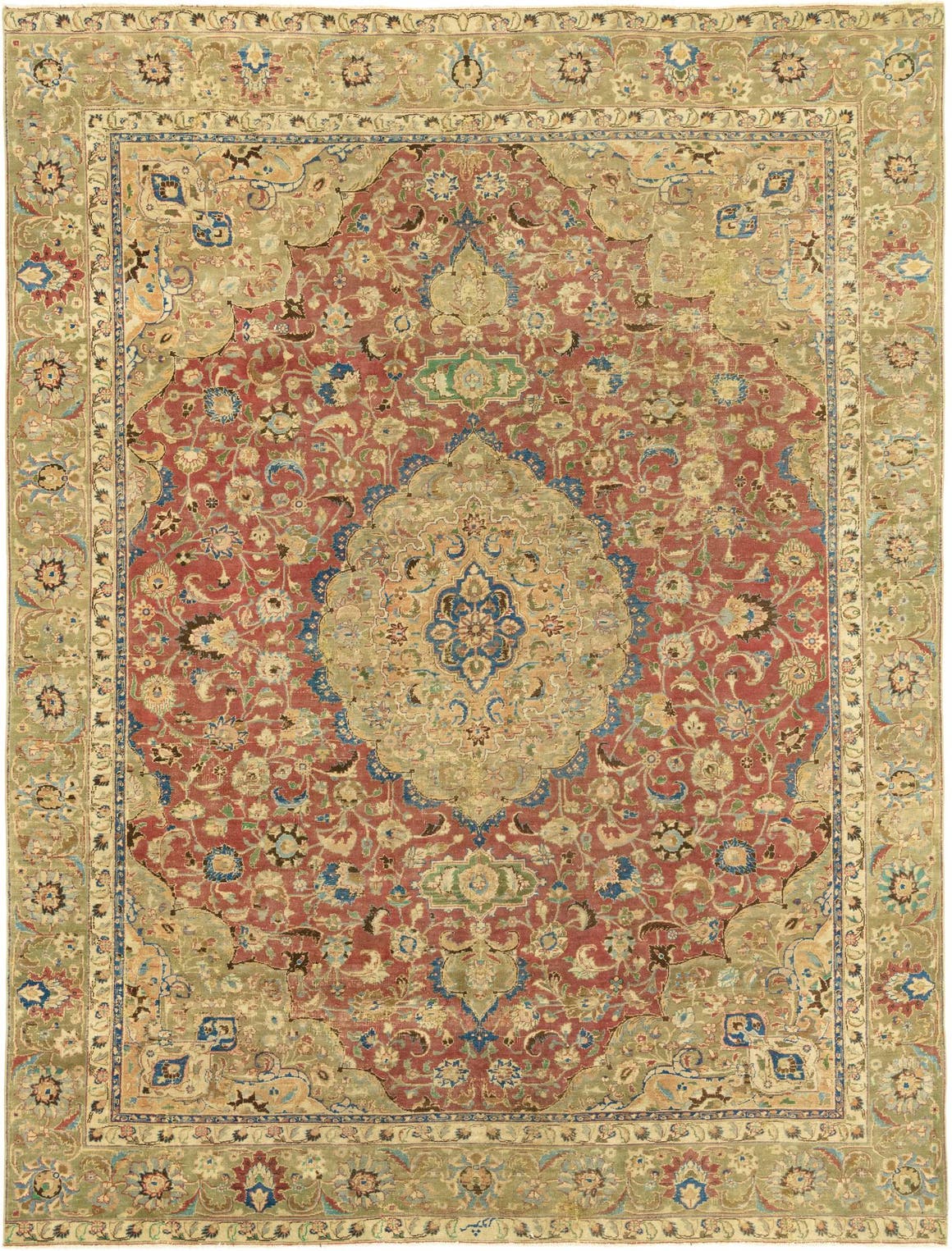 Plum Red 9' x 12' Ultra Vintage Persian Rug | Rugs.com