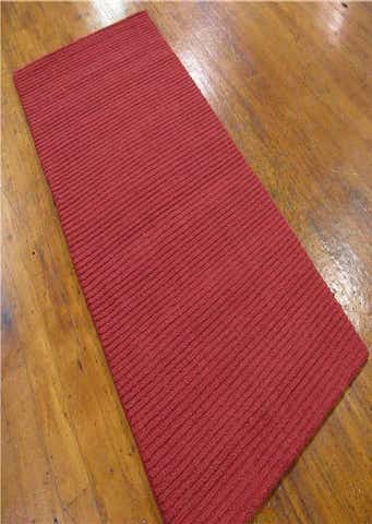 Red 2' 7 x 5' 3 Reproduction Gabbeh Wool Rug | eSaleRugs