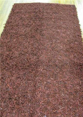 Burgundy 5' 7 x 7' 7 Hand Knotted Shag Rug | eSaleRugs