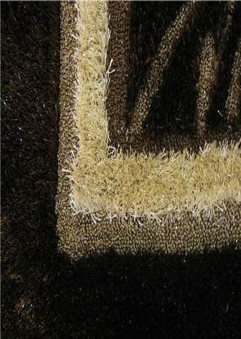 Brown 5' x 7' 3 Textured Shag Rug | eSaleRugs