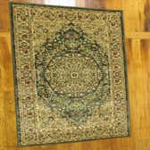 Green 3' 3 x 5' 3 Mashad Design Rug | Rugs.ca