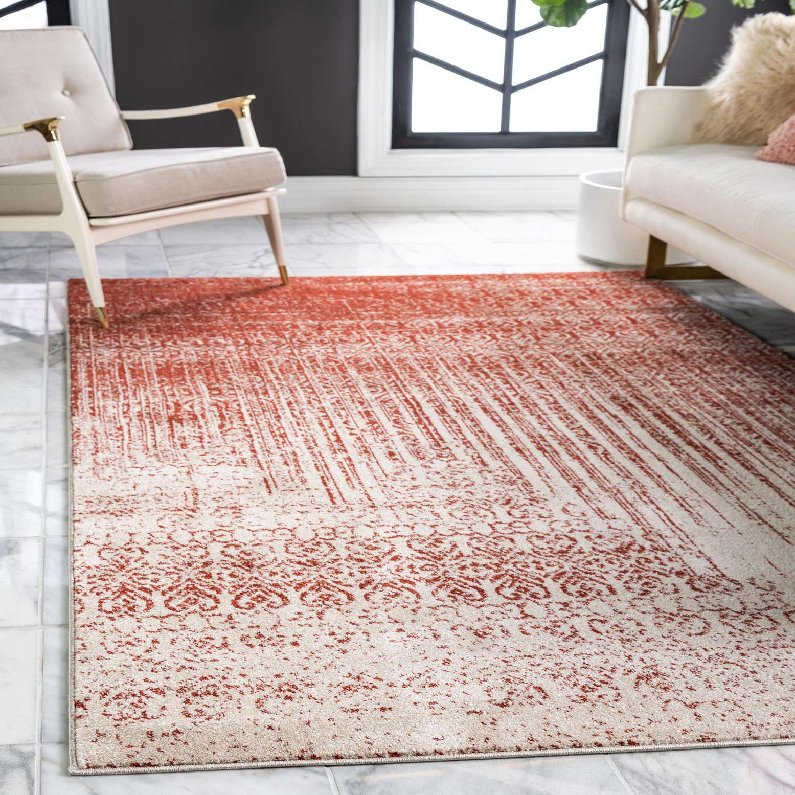 Red 4' x 6' Loft Rug | eSaleRugs