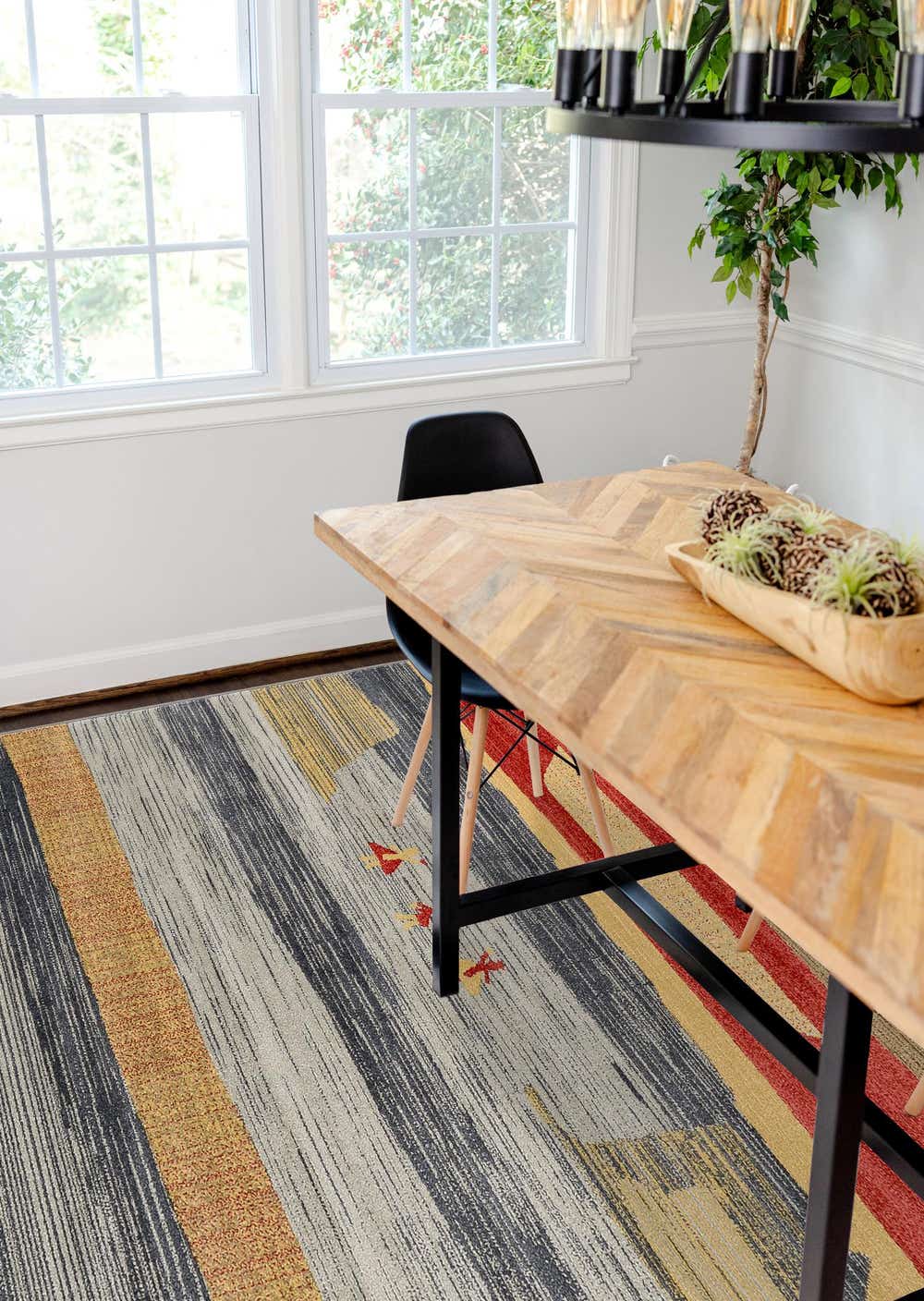 Blue 5' x 8' Kashkuli Gabbeh Rug | eSaleRugs