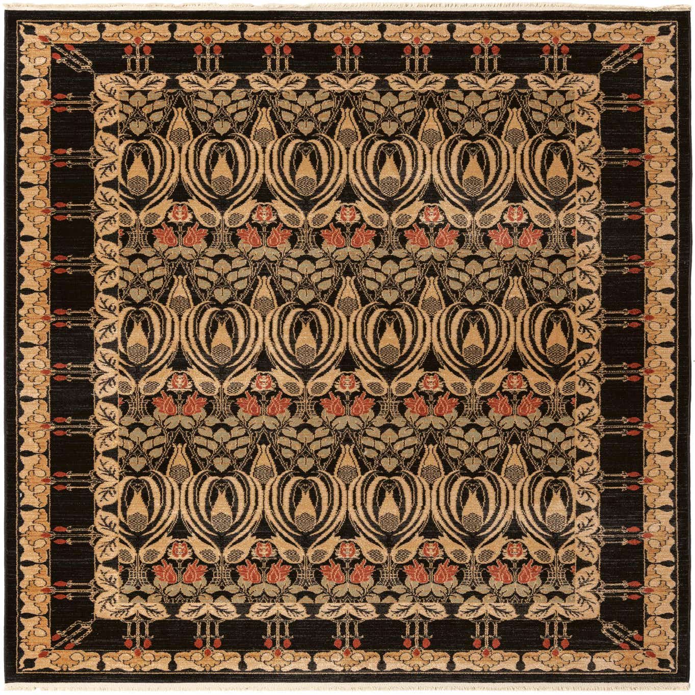 Black 7' x 10' Kensington Rug | eSaleRugs