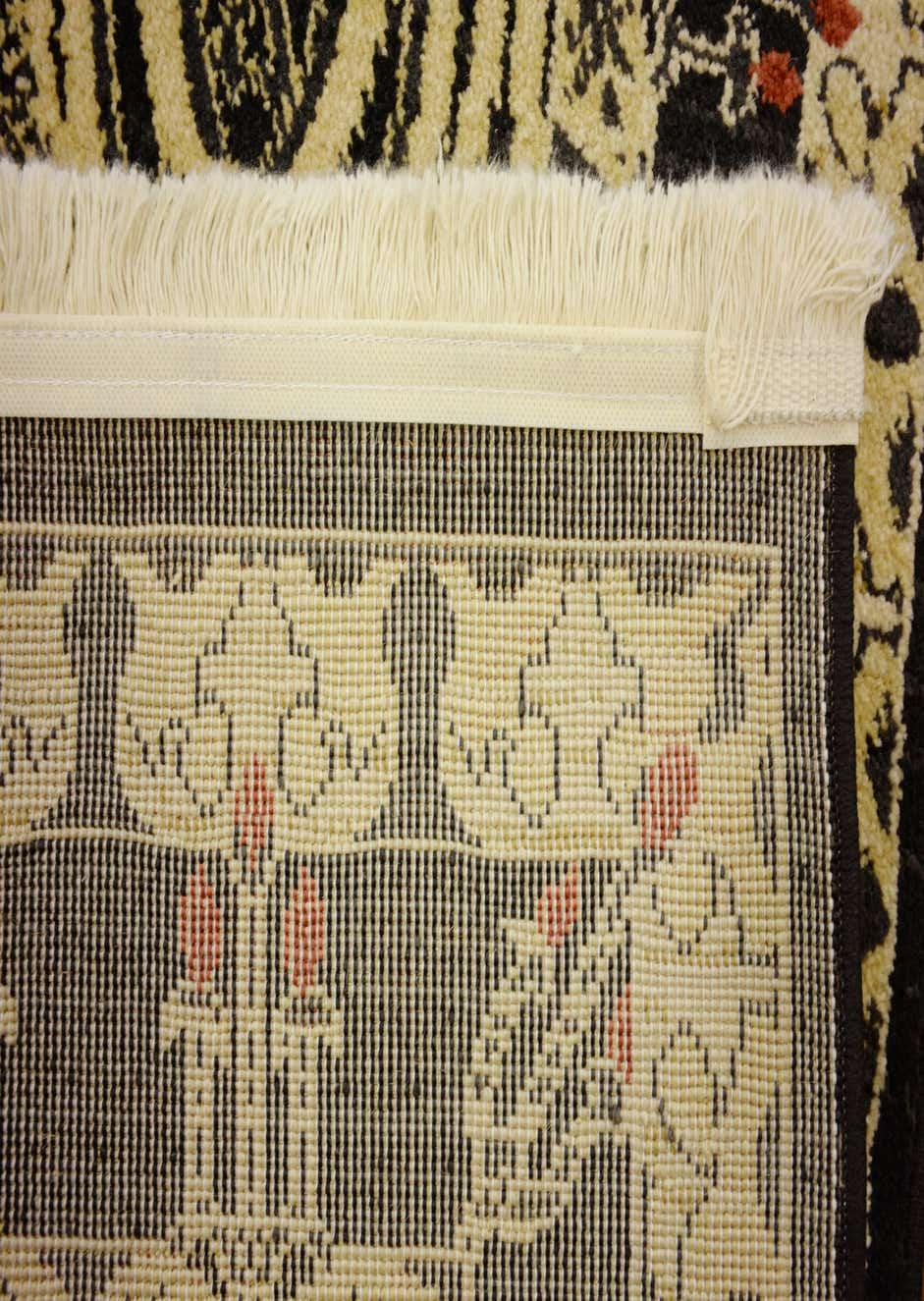 Black 2' 7 x 10' Kensington Runner Rug | eSaleRugs