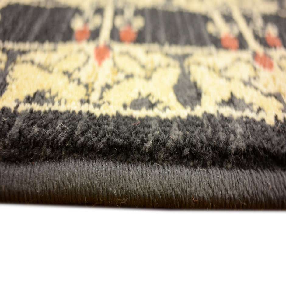 Black 2' 7 x 10' Kensington Runner Rug | eSaleRugs