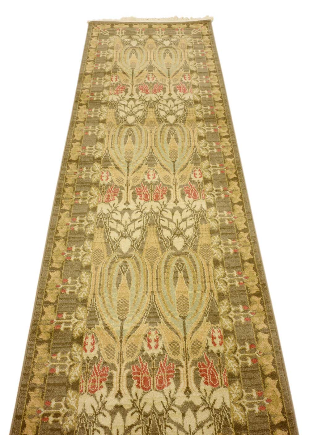 Brown 2' 7 x 10' Kensington Runner Rug | eSaleRugs