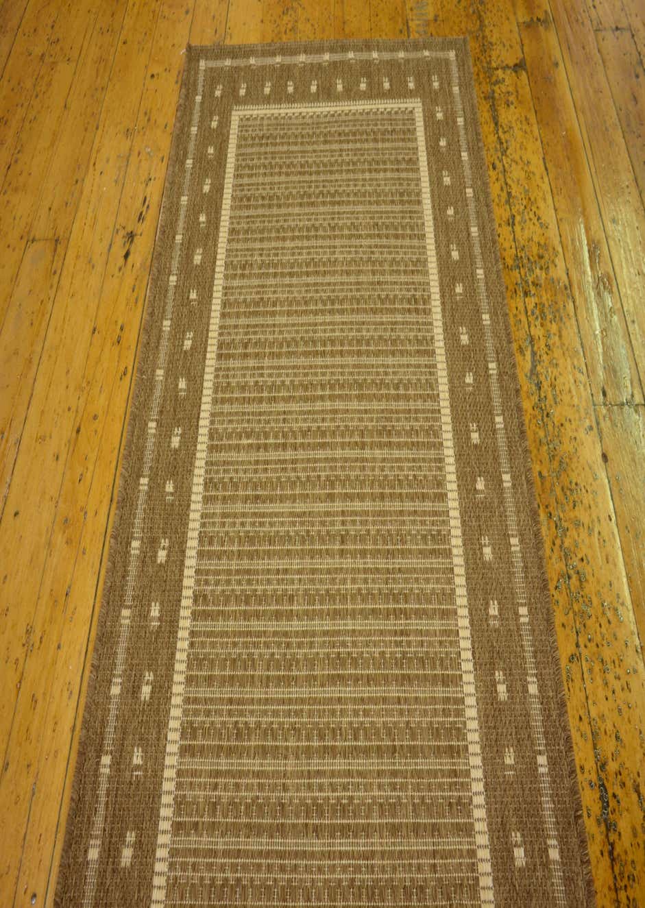 Brown 2' 2 x 6' 7 Outdoor Runner Rug | eSaleRugs
