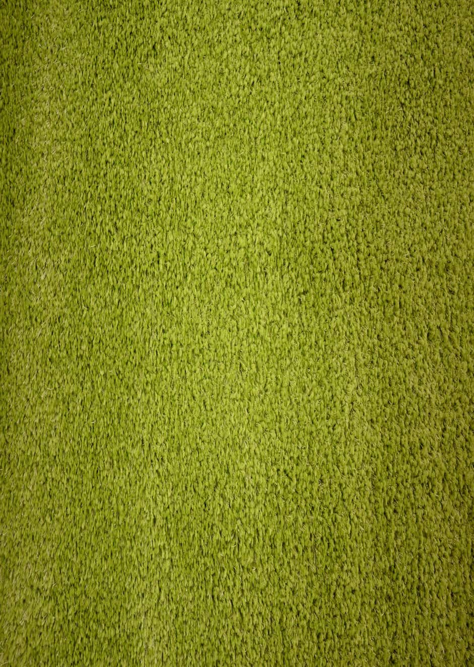 Green 2' 7 x 9' 10 Solid Shag Runner Rug | eSaleRugs