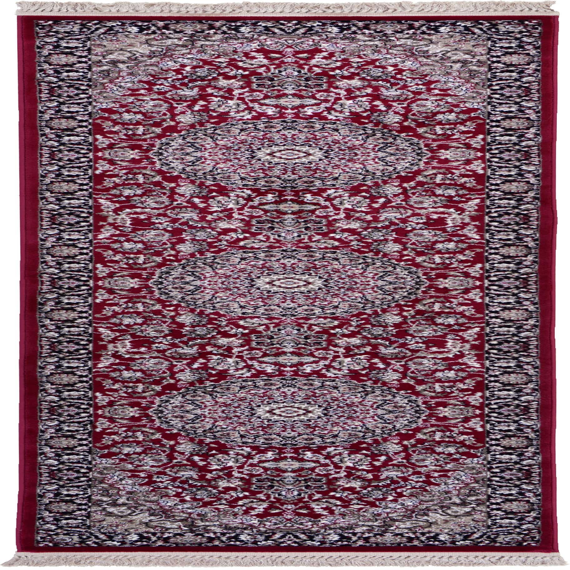 Red 2' 7 x 10' Kashan Design Runner Rug | eSaleRugs