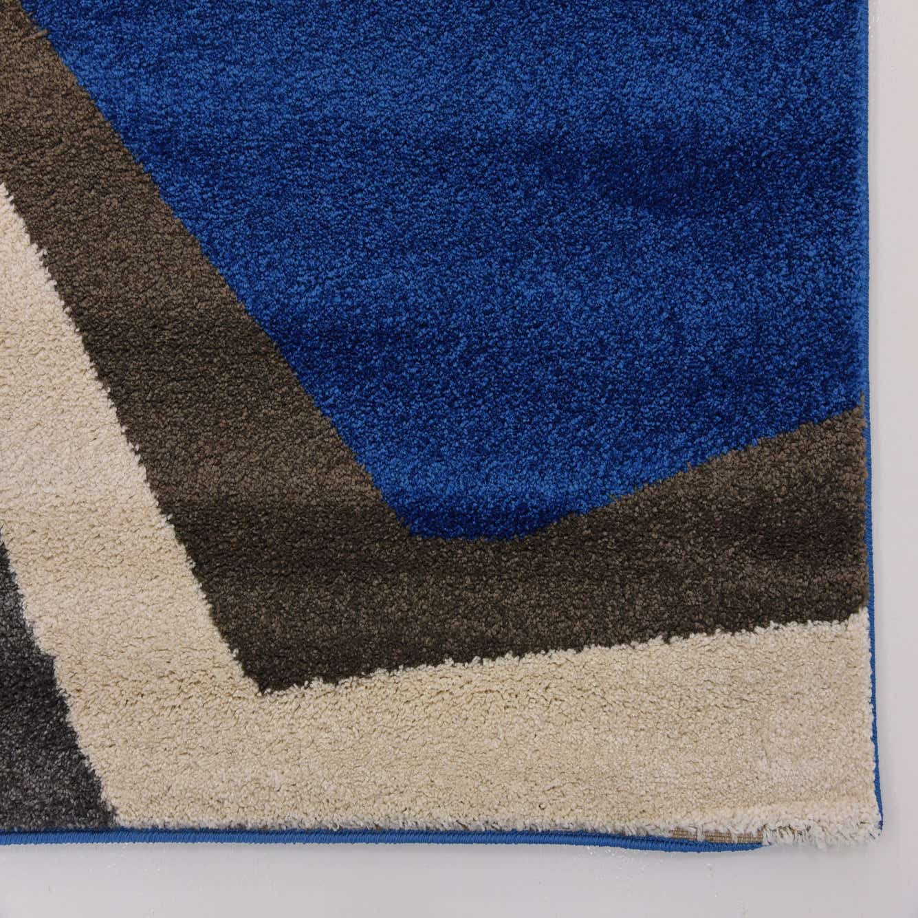 Blue 9' 10 x 13' Frieze Rug | eSaleRugs