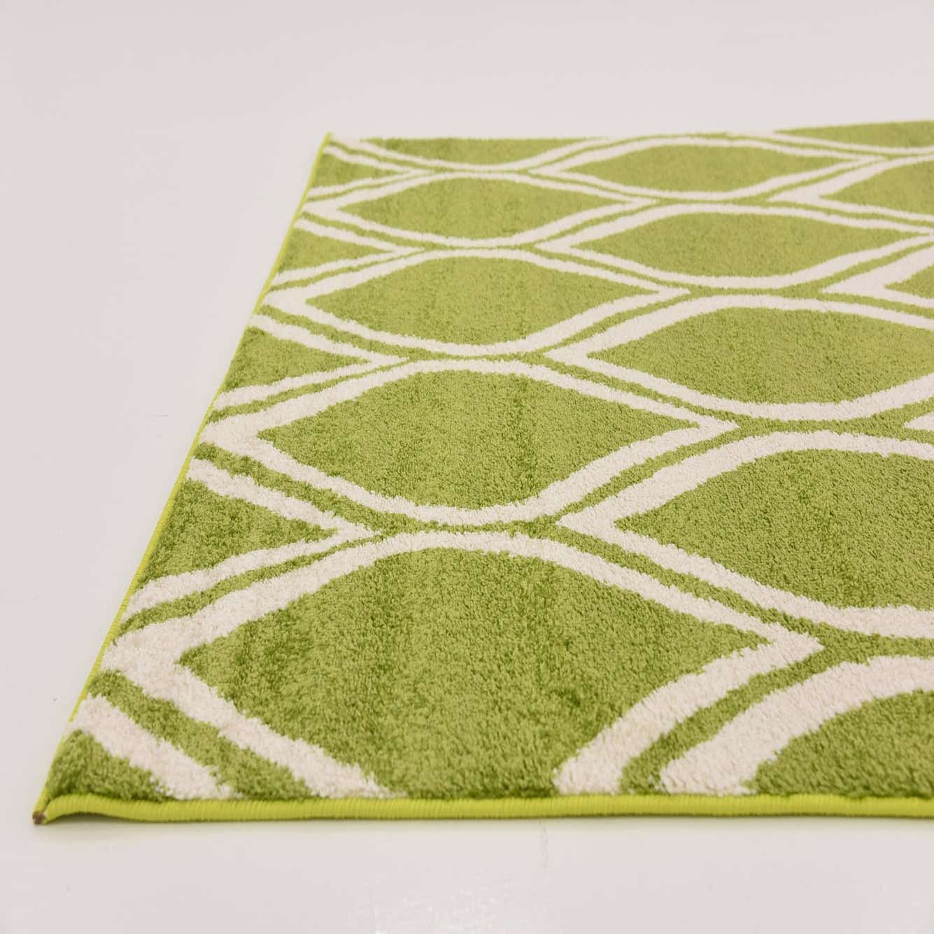 Green 5' x 8' Trellis Rug | eSaleRugs