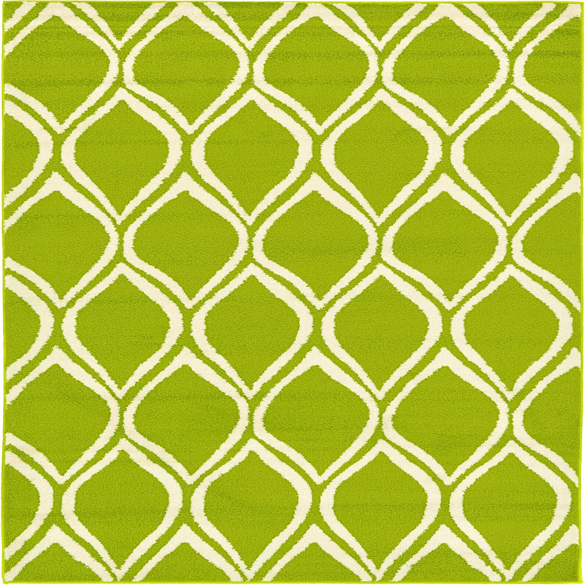 Green 5' x 8' Trellis Rug | eSaleRugs