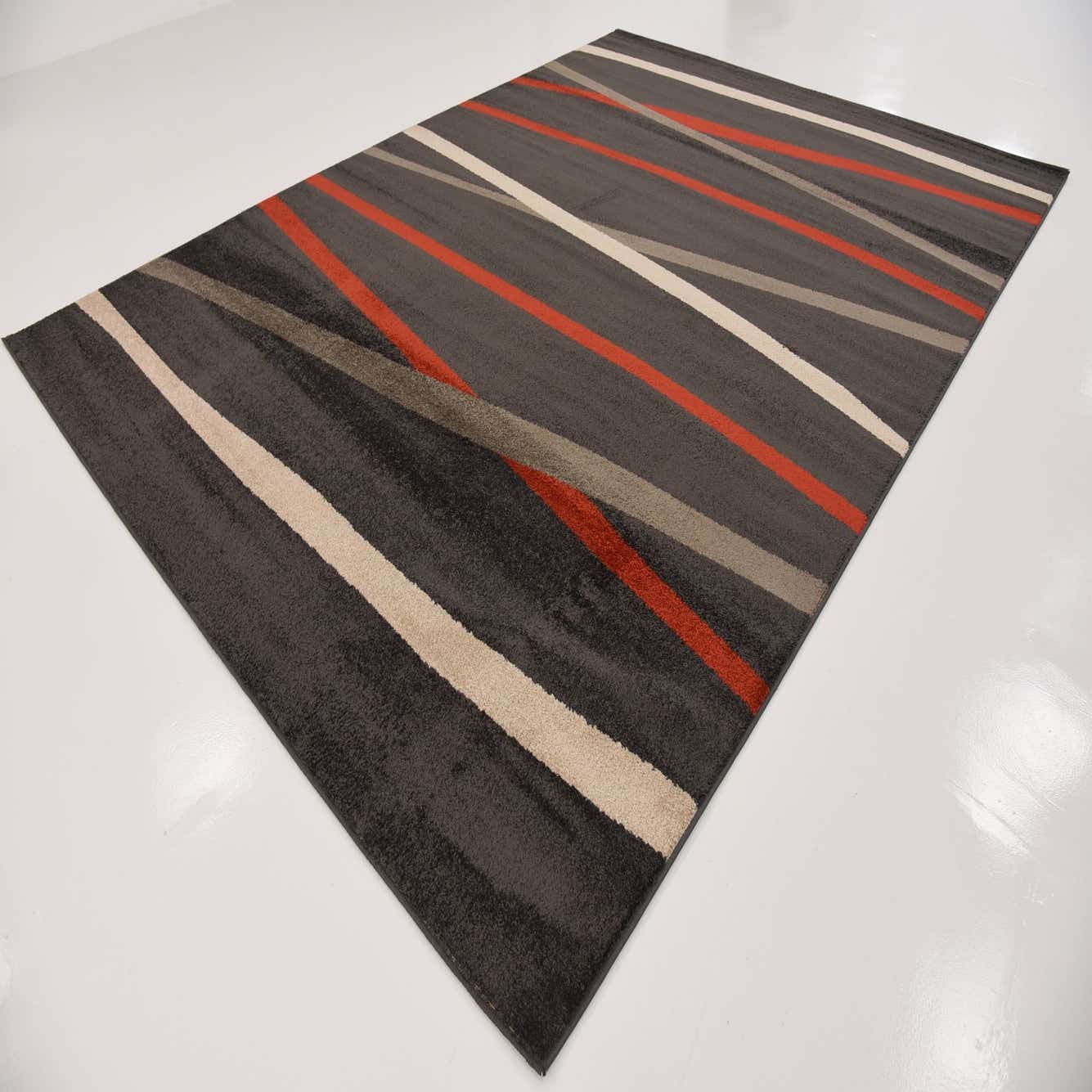 Dark Gray 8' x 11' 2 Frieze Rug | eSaleRugs