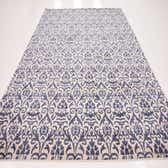 Blue 7' x 10' Damask Rug | Rugs.ca