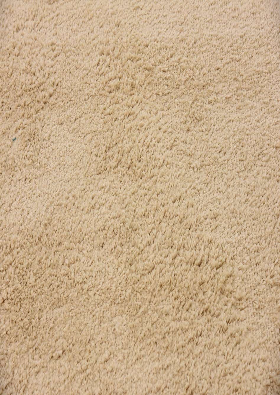 Beige 13' x 13' Solid Frieze Round Rug | eSaleRugs