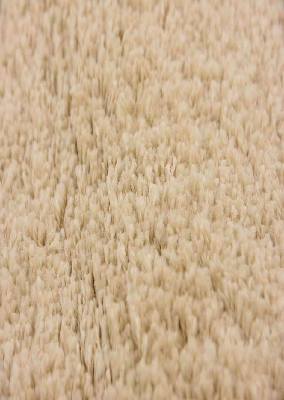 Beige 13' x 13' Solid Frieze Round Rug | eSaleRugs