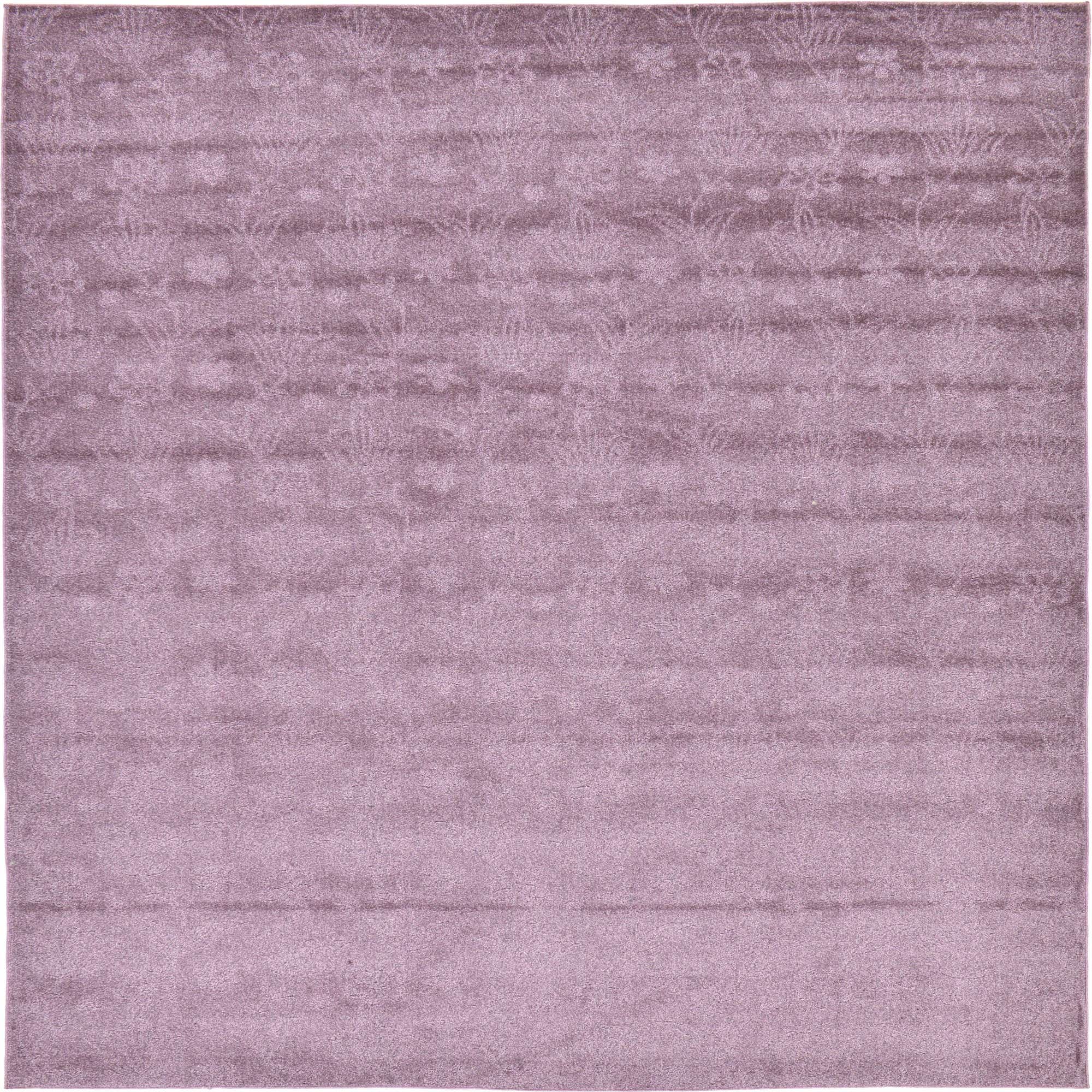 Light Purple 8' x 11' 2 Floral Basic Rug | eSaleRugs