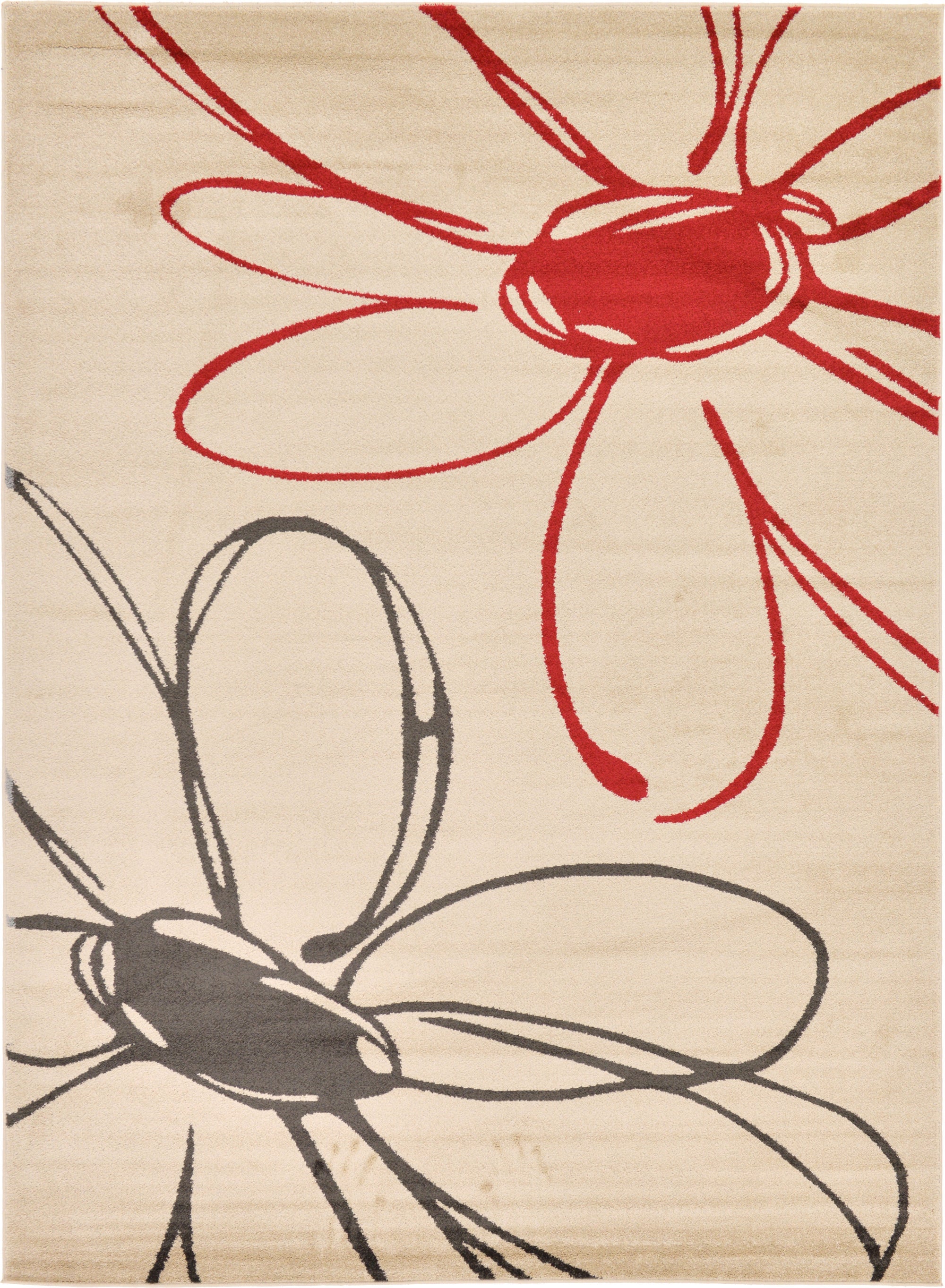 Beige 8' x 11' 2 Frieze Rug | eSaleRugs