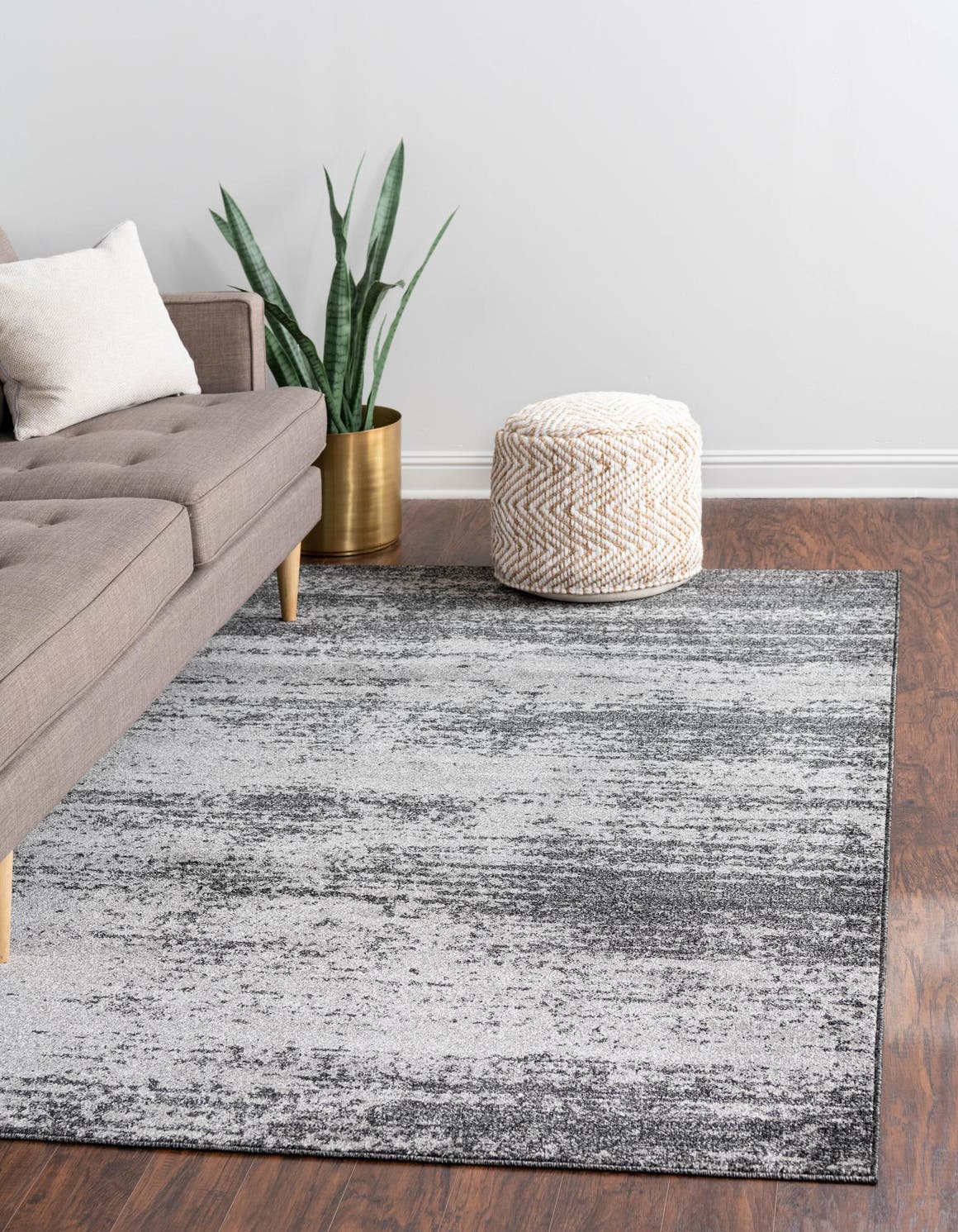 Dark Gray 8' x 11' 4 Loft Rug | eSaleRugs