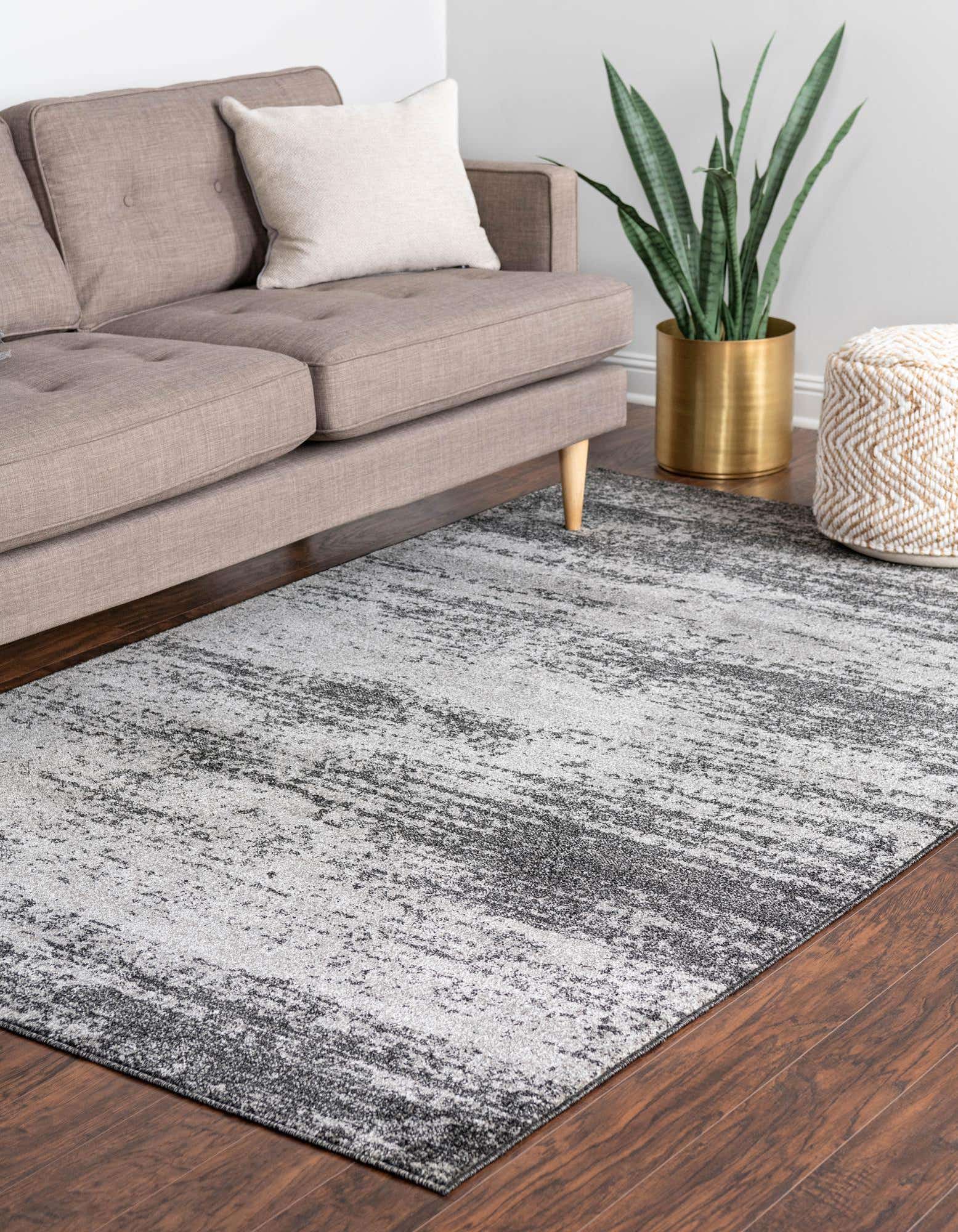 Dark Gray 5' x 8' Loft Rug | eSaleRugs
