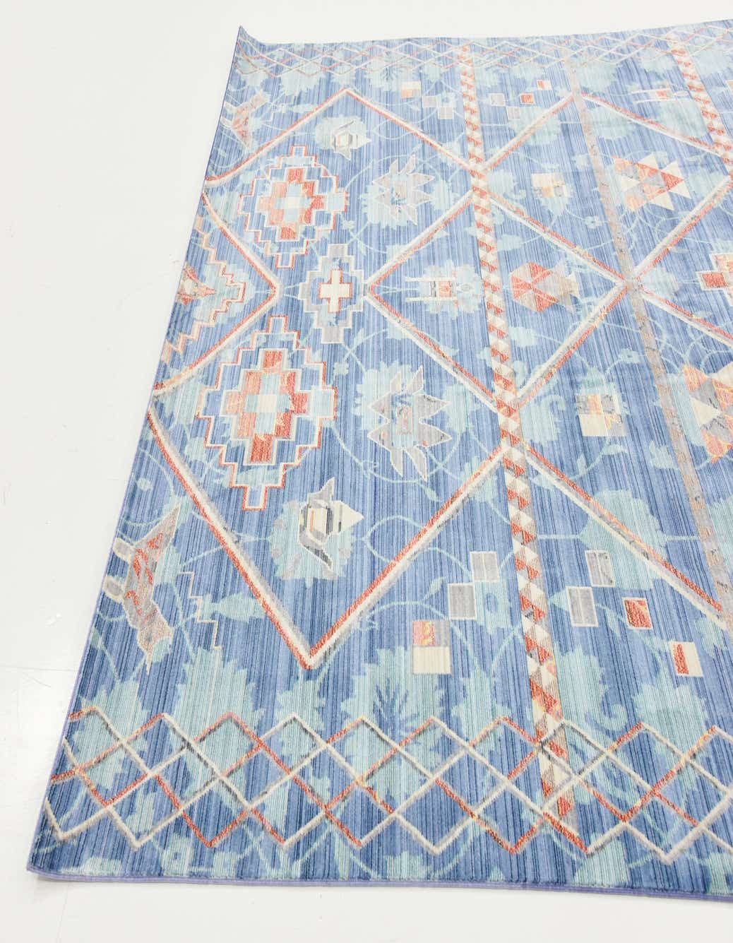 Blue 8' x 10' Aqua Rug | eSaleRugs