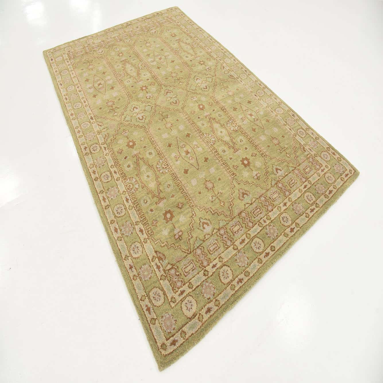 Light Green 5' x 7' 10 Classic Agra Rug | eSaleRugs