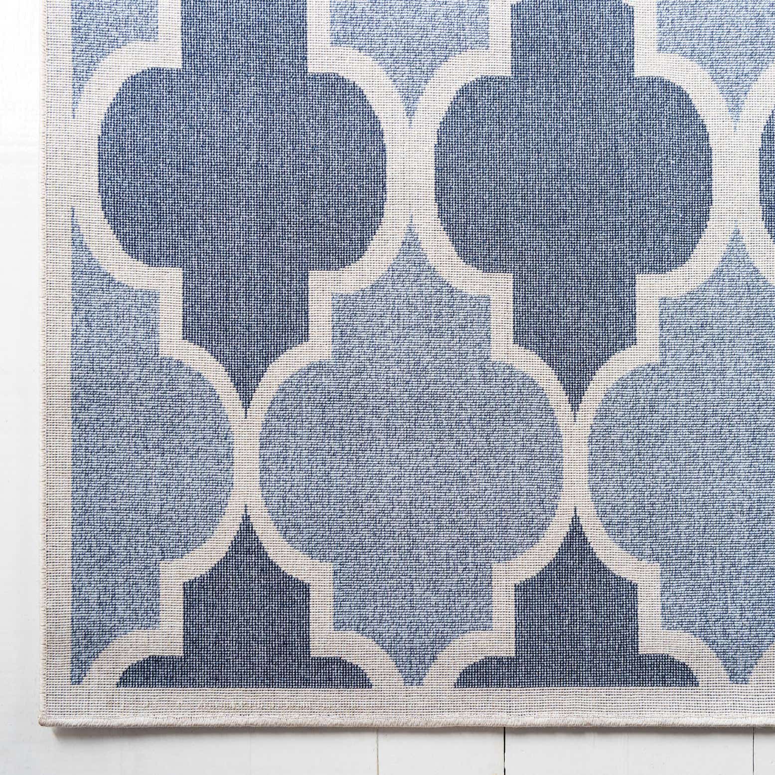 Light Blue 5' x 8' Trellis Rug | eSaleRugs