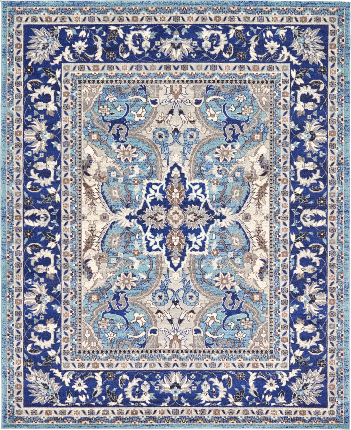 Light Blue 8' x 10' Heritage Rug | eSaleRugs