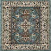 Light Blue 5' x 8' Heritage Rug | eSaleRugs