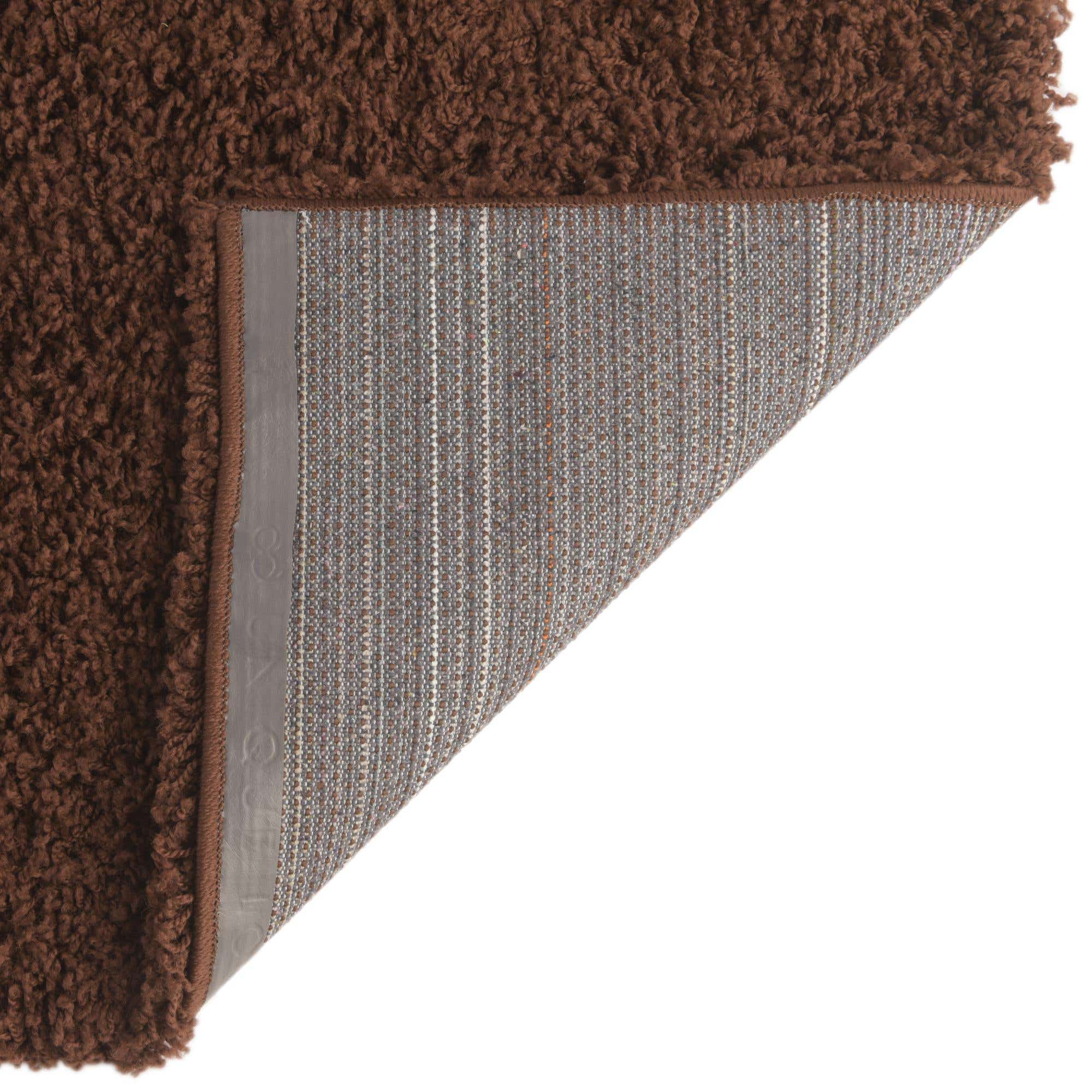 Chocolate Brown 9' x 12' Solid Shag Rug | eSaleRugs
