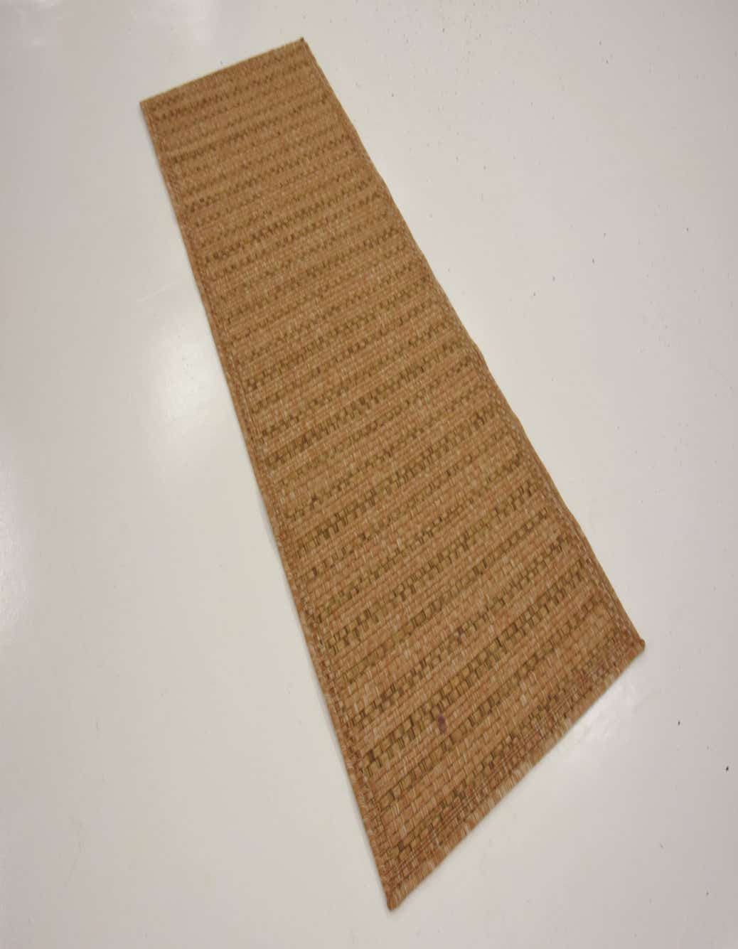 Light Brown 2' 2 x 6' Outdoor Border Runner Indoor / Outdoor Rug ...