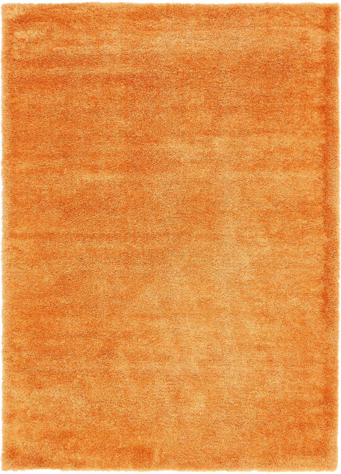 Orange 8' x 11' 4 Luxe Solid Shag Rug | eSaleRugs