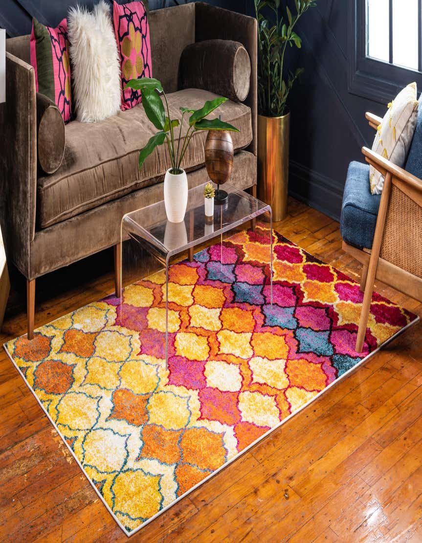 Multicolor 3' 3 x 5' 3 Florence Rug | eSaleRugs