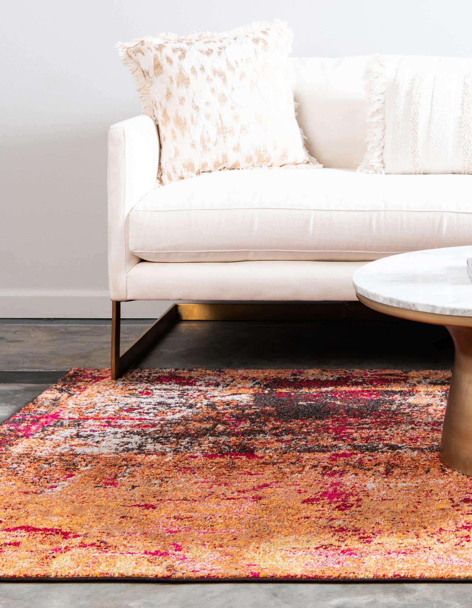 Orange 7' x 10' Casablanca Rug | eSaleRugs