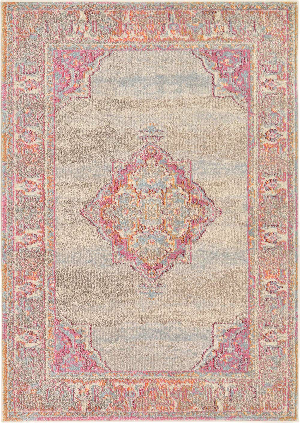 Light Blue 4' x 6' Palazzo Rug | eSaleRugs